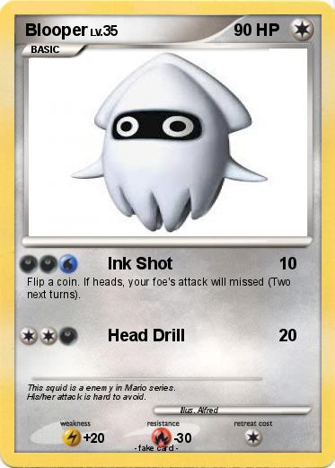 Pokémon Blooper 98 98 - Ink Shot - My Pokemon Card