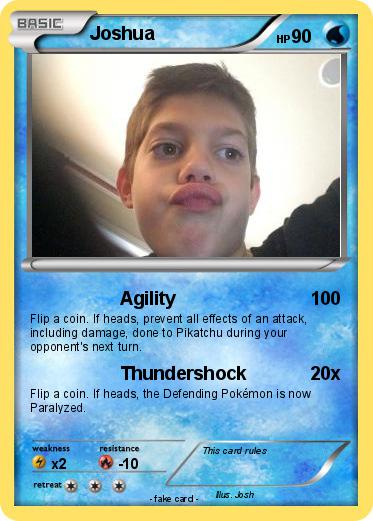 Pokémon Joshua 435 435 - Agility - My Pokemon Card