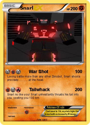 Pokémon Snarl 3 3 - War Shot - My Pokemon Card
