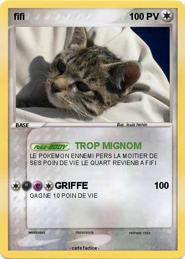 Pokémon fifi 90 90 - TROP MIGNOM - Ma carte Pokémon