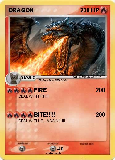Pokémon DRAGON 7706 7706 - FIRE - My Pokemon Card