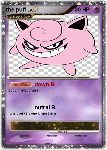 Pokémon the puff 2 2 - down B - My Pokemon Card