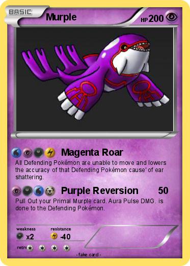 Pokémon Murple 2 2 - Magenta Roar - My Pokemon Card