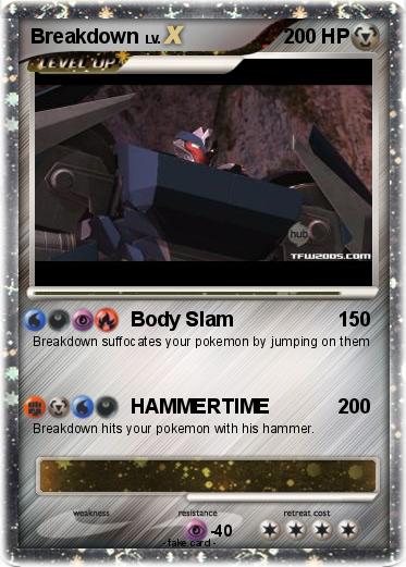 Pokémon Breakdown 2 2 - Body Slam - My Pokemon Card