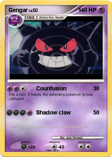 Pokémon Special Gengar - Counfusion - My Pokemon Card