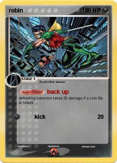 Pokémon robin 784 784 - back up - My Pokemon Card