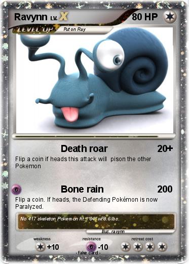 Pokémon Ravynn - Death roar - My Pokemon Card
