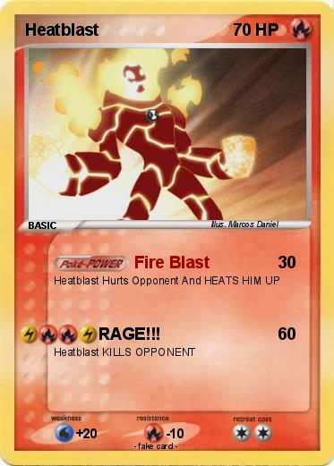 Pokémon Heatblast 51 51 - Fire Blast - My Pokemon Card