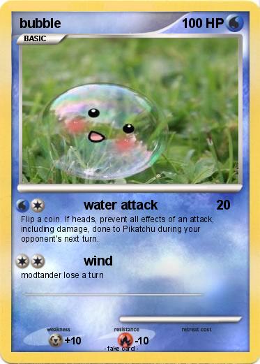 Pokémon bubble 163 163 - water attack - My Pokemon Card