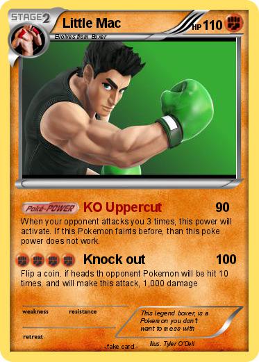 Pokémon Little Mac 117 117 - KO Uppercut - My Pokemon Card