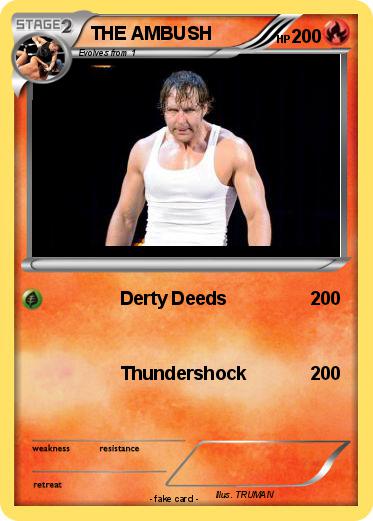 Pokémon THE AMBUSH - Derty Deeds - My Pokemon Card