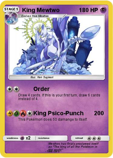 Pokémon King Mewtwo 2 2 - Order - My Pokemon Card