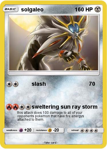 Pokémon solgaleo 706 706 - slash - My Pokemon Card