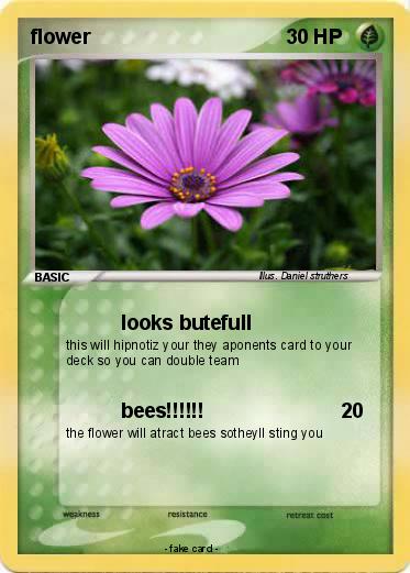 Pokémon flower 509 509 - looks butefull - My Pokemon Card