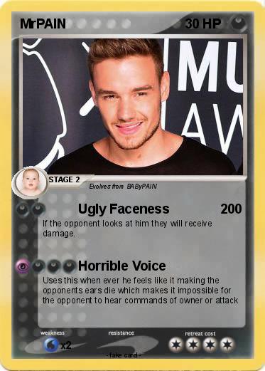 Pokémon MrPAIN - Ugly Faceness - My Pokemon Card