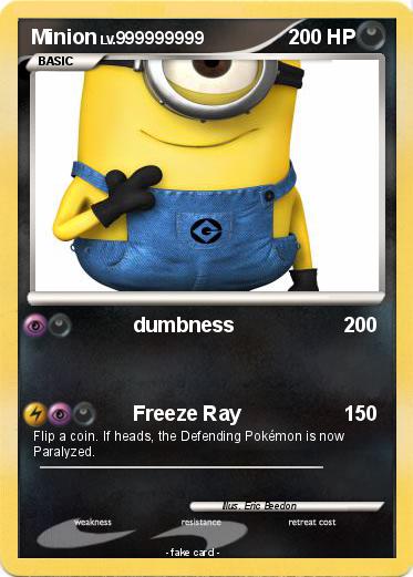 Pokémon Minion 1015 1015 - dumbness - My Pokemon Card
