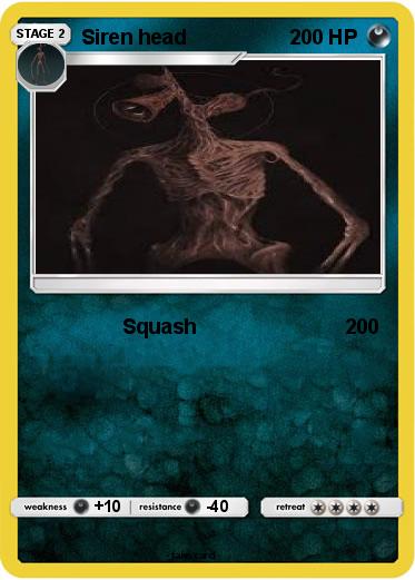 Pokémon Siren head 84 84 - Squash - My Pokemon Card