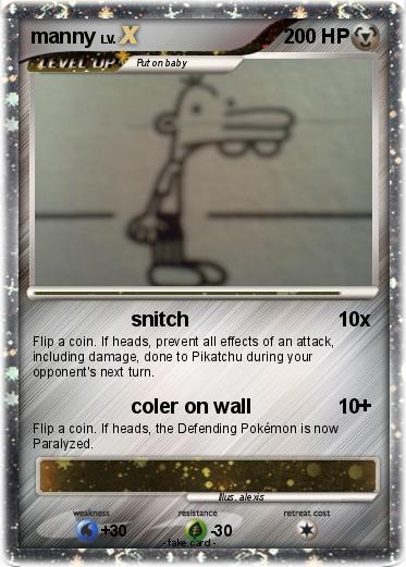 Pokémon manny 61 61 - snitch - My Pokemon Card