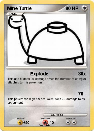 Pokémon Mine Turtle 177 177 - Explode - My Pokemon Card
