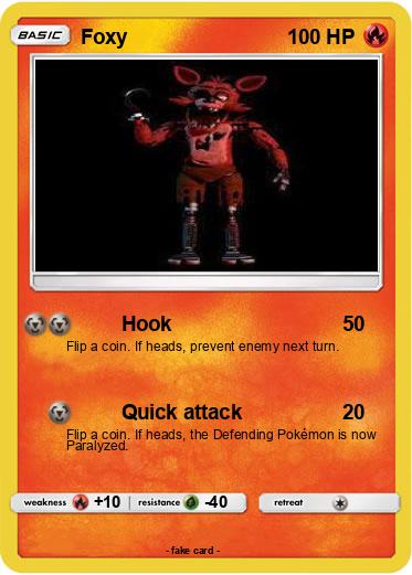 Pokémon Foxy 2717 2717 - Hook - My Pokemon Card