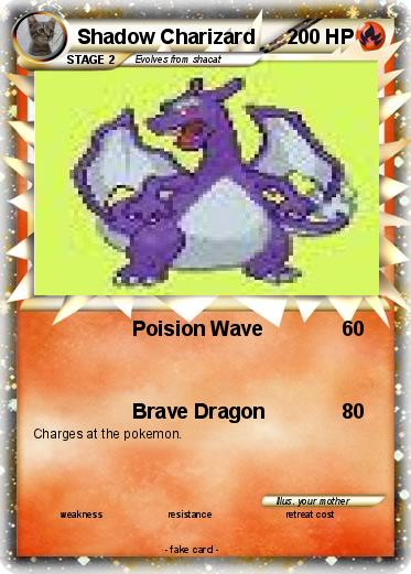 Pokémon Shadow Charizard 59 59 - Poision Wave - My Pokemon Card