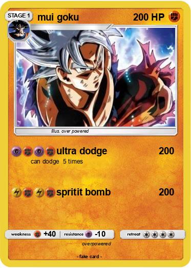 Pokémon mui goku 75 75 - ultra dodge - My Pokemon Card