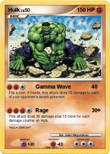 Pokémon Hulk 400 400 - Gamma Wave - My Pokemon Card