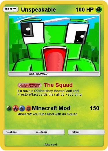 Pokémon Unspeakable 87 87 - The Squad - My Pokemon Card