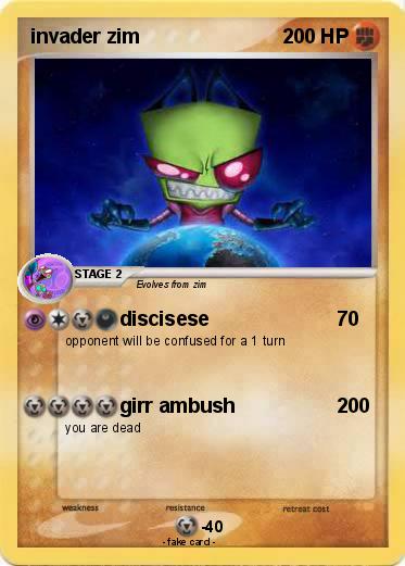 Pokémon invader zim 79 79 - discisese - My Pokemon Card