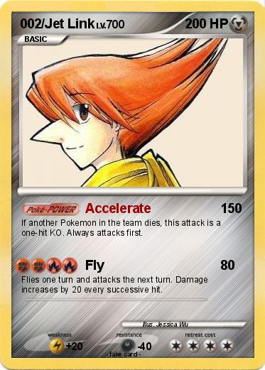 Pokémon 002 Jet Link - Accelerate - My Pokemon Card