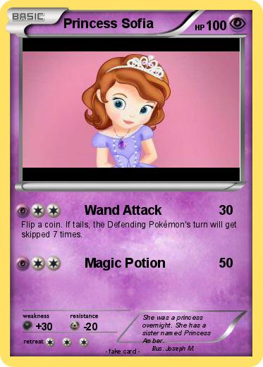 Pokémon Princess Sofia 1 1 - Wand Attack - My Pokemon Card