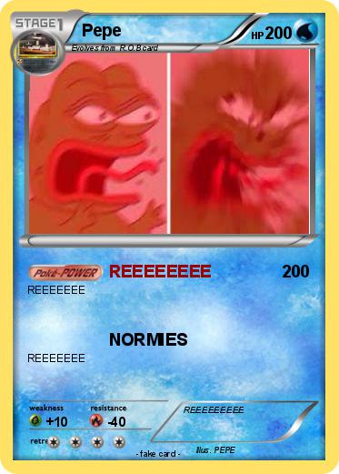 Pokémon Pepe 277 277 - REEEEEEEE - My Pokemon Card