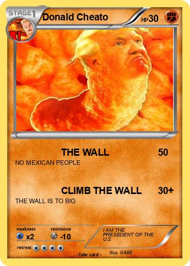 Pokémon Donald Cheato - THE WALL - My Pokemon Card