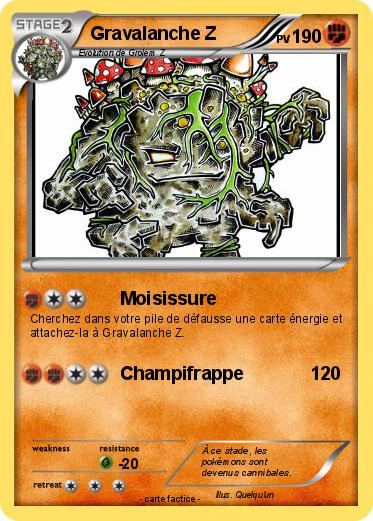 Pokémon Gravalanche Z - Moisissure - Ma carte Pokémon
