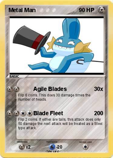 Pokémon Metal Man 80 80 - Agile Blades - My Pokemon Card