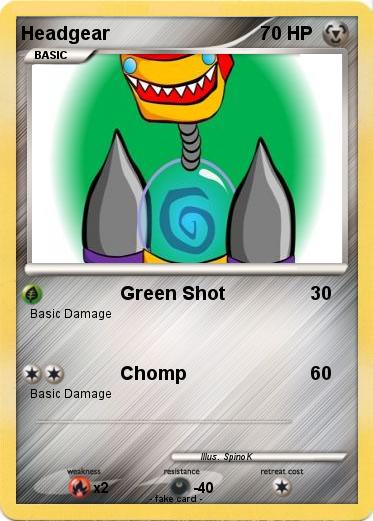 Pokémon Headgear - Green Shot - My Pokemon Card