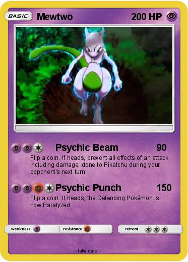 Pokémon Mewtwo 9282 9282 - Psychic Beam - My Pokemon Card