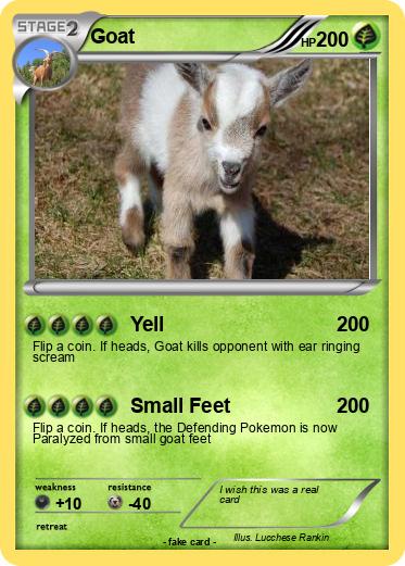 Pokémon Goat 255 255 - Yell - My Pokemon Card
