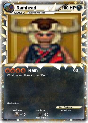 Pokémon Ramhead - Ram - My Pokemon Card