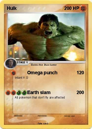 Pokémon Hulk 442 442 - Omega punch - My Pokemon Card