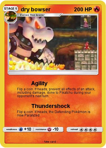 Pokémon dry bowser 410 410 - Agility - My Pokemon Card