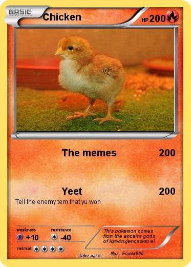 Pokémon Chicken 1033 1033 - The memes - My Pokemon Card