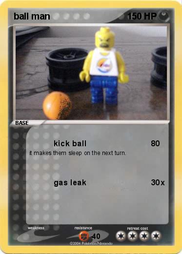 Pokémon ball man - kick ball - My Pokemon Card