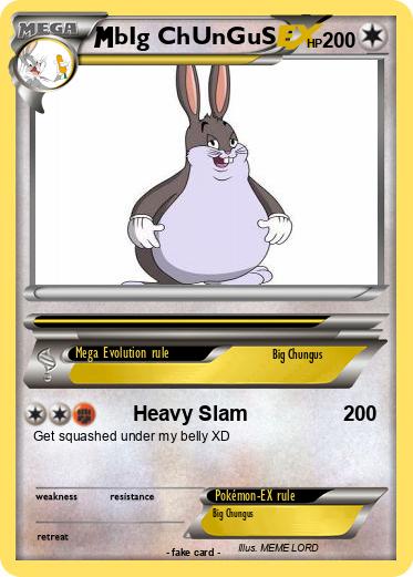 Pokémon bIg ChUnGuS 1062 1062 - Heavy Slam - My Pokemon Card