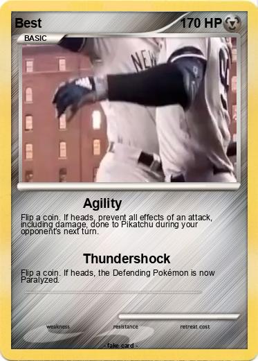 Pokémon Best 918 918 - Agility - My Pokemon Card