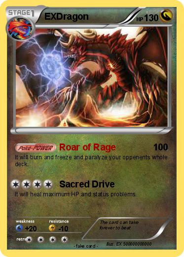 Pokémon EXDragon - Roar of Rage - My Pokemon Card