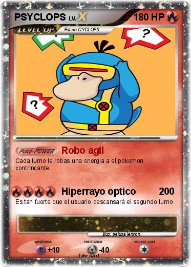 Pokémon PSYCLOPS - Robo agil - My Pokemon Card