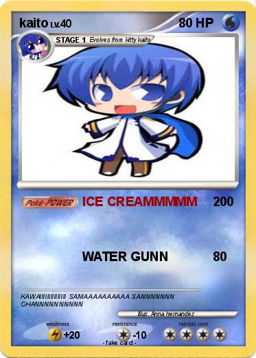 Pokémon kaito 75 75 - ICE CREAMMMMM - My Pokemon Card