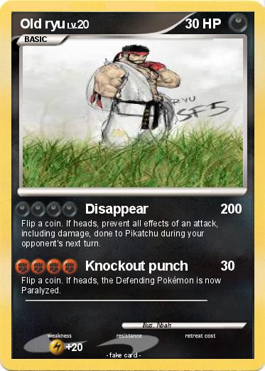 Pokémon Old ryu 2 2 - Disappear - My Pokemon Card