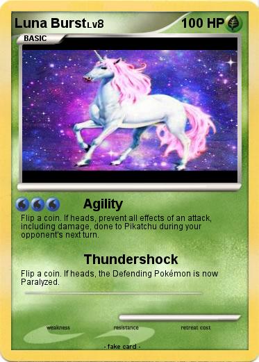 Pokémon Luna Burst - Agility - My Pokemon Card